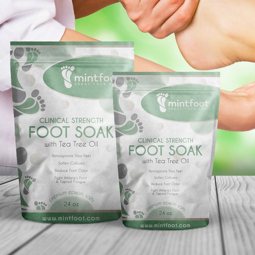 Designs | Design a Memorable Pouch Package for a Sea Salt Foot Soak by ...