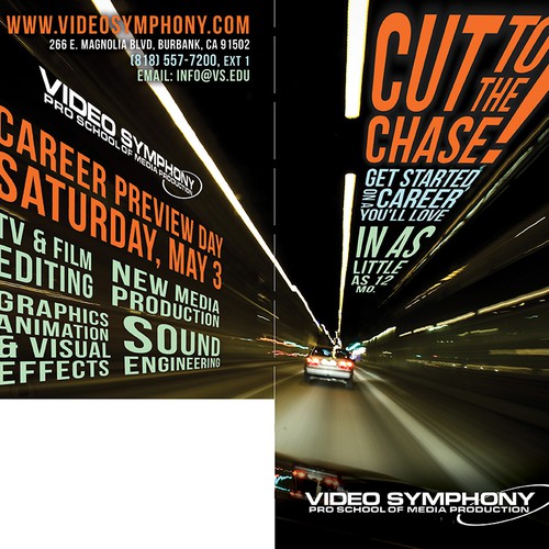 Designs | Video Symphony High School Postcard | Postkarten, Flyer ...