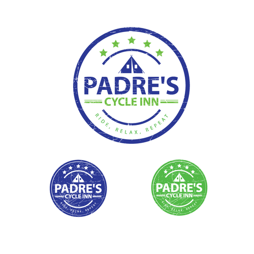 Create a fun updated wordmark logo for Padre's Cycle Inn | Logo design ...