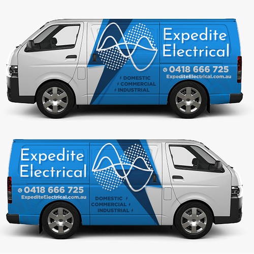 Designs | Electrician Toyota Hiace 2019 Van Wrap Design | Car, truck or ...