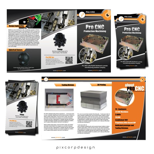 Help Pro CNC with a new brochure design | Brochure contest