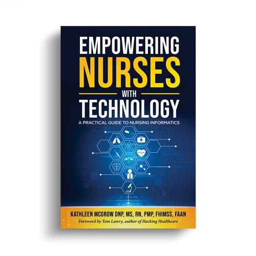 Designs | Design a book cover on how technology empowers nurses in ...