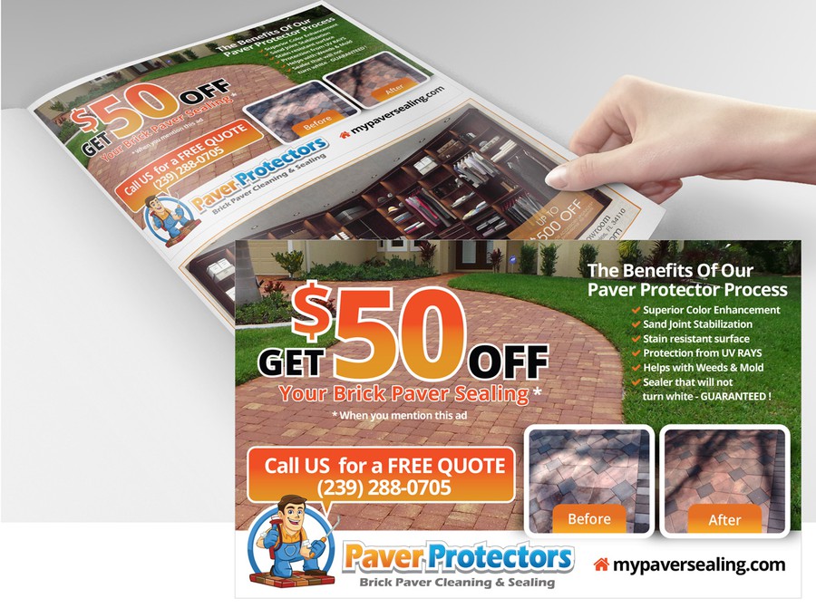 Half Page Ad for Paver Protectors | Other business or advertising contest