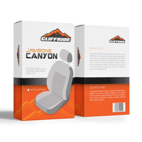 Seat Cover Retail Box | Product packaging contest