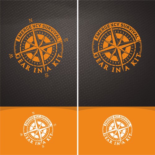 Design a survival of the fittest logo for an emergency survival kit ...