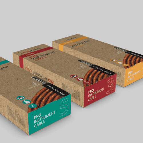 A Pro Instrument Cable Rectangular Packaging Box | Product packaging ...