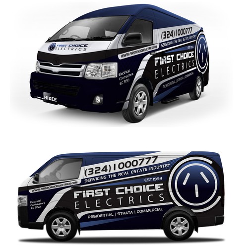 Van Design for Electrical Company | Car, truck or van wrap contest