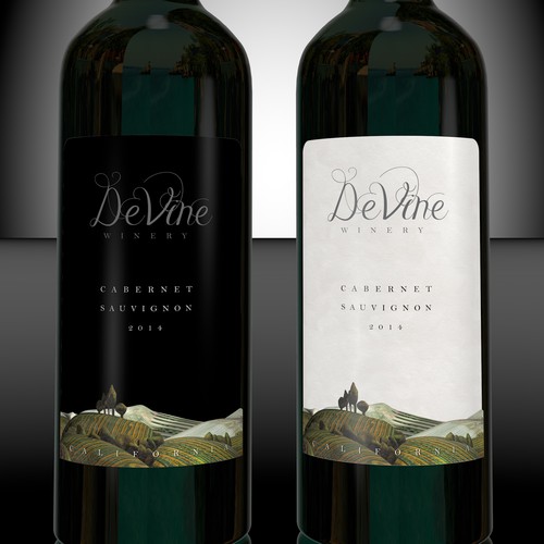 Design modern and abstract wine label for California famous wine ...