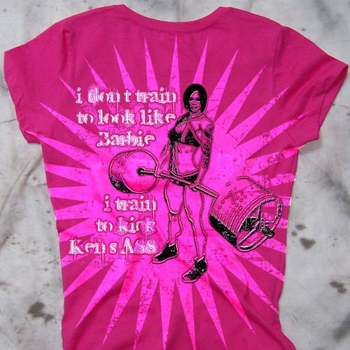 Barbie vs. Ken - fun CrossFit t-shirt to design. | T-shirt contest