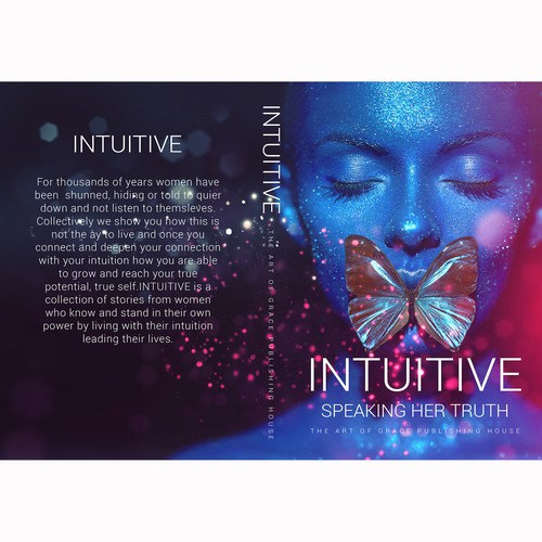 Designs | INTUITIVE - Speaking Her Truth | Book cover contest