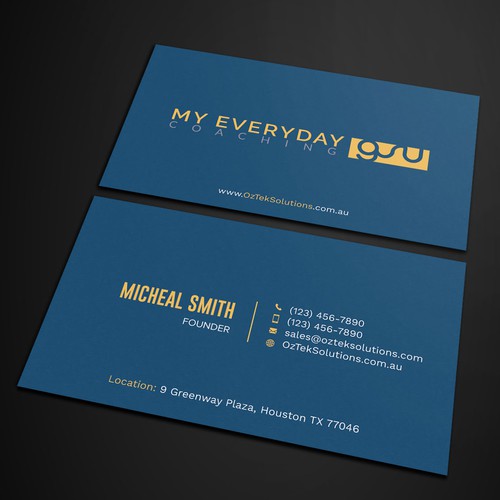 Create a card that shows the "Guru" in every geek! | Business card contest