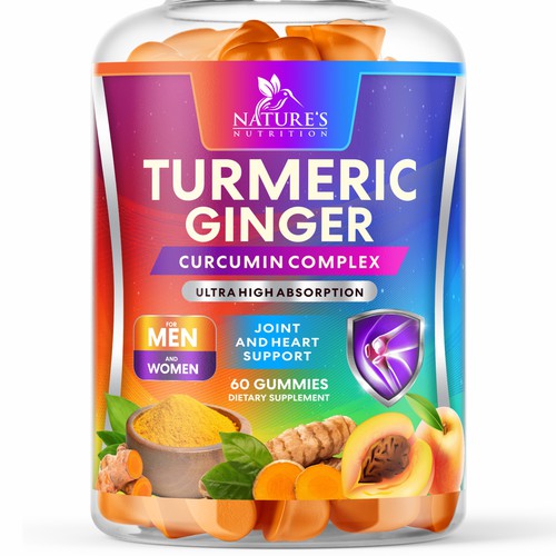 Designs | Natural Turmeric Gummies Design Need for Nature's Nutrition ...
