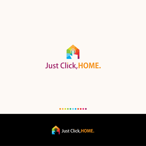 Just Click, HOME | Logo design contest