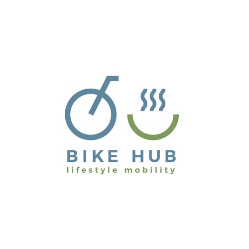 Design a lifestyle logo for The Bike Hub, scooter & motorcycle point of ...