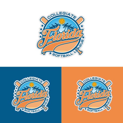 Create an enticing logo for the premier college softball league in ...