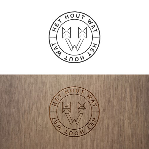 Een verrassend ontwerp voor Het Hout Wat - houtbewerking | Logo ...