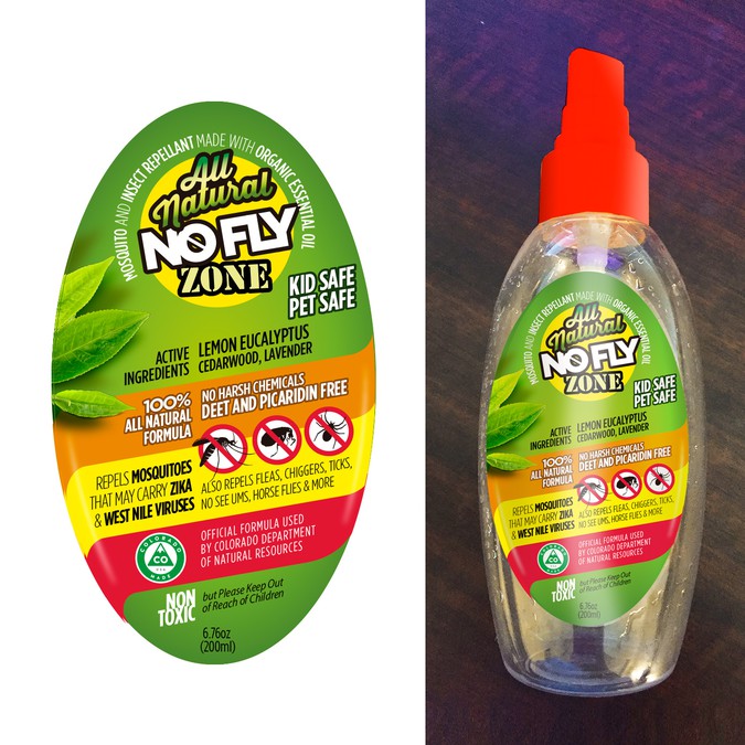 Labels For Insect Repellent Bottle | Merchandise contest