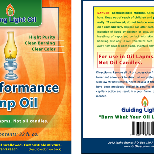 New product label wanted for Guiding Light Oil | Product label contest
