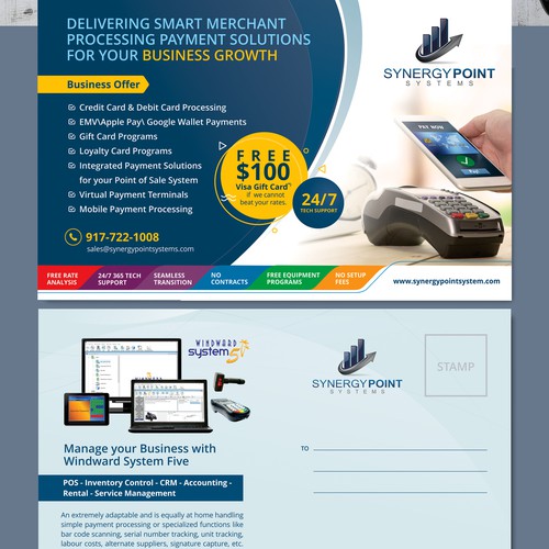 Create an attention getting flyer for Synergy Point Systems & Update ...