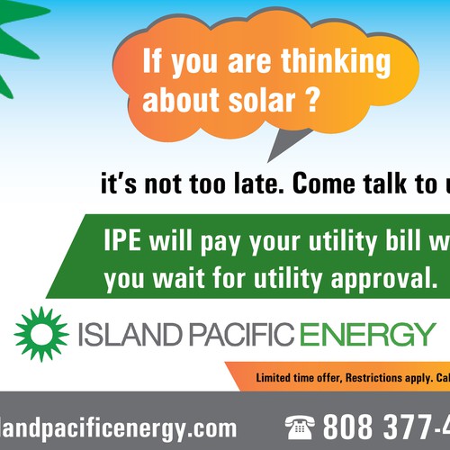 Postcard for Solar (PV) Promotion | Postcard, flyer or print contest