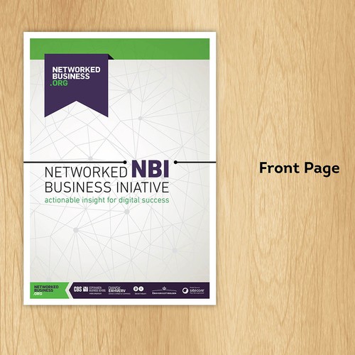 Design a Leave-behind pamflet for danish NetworkedBusiness Initiative ...