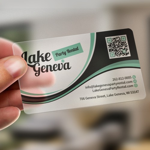 Designs | Party Rental Business Card | Business card contest