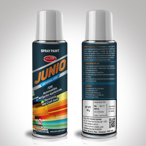 Design an Attractive SPRAY PAINT CAN | Product label contest