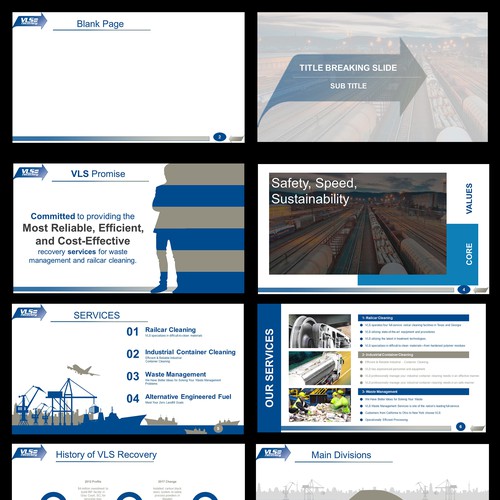 Designs | VLS Recovery Services | PowerPoint template contest