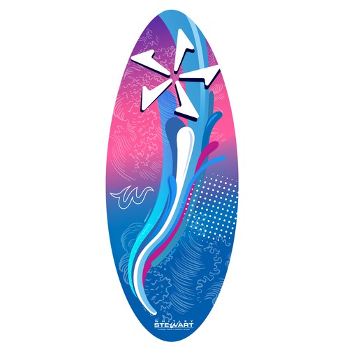 Designs | Design a vibrant and trendy/unique wake surf board ...
