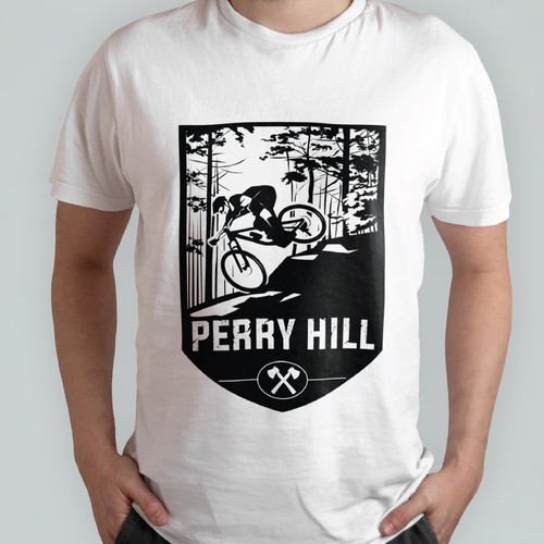Designs | Mountain Bike Trail T Shirt Design | Logo design contest