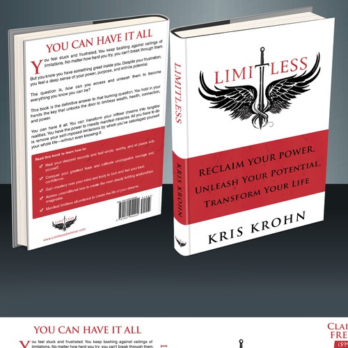 Limitless - Book Cover - Clean, Modern, Minimalistic | Book cover contest