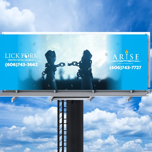 Designs | We need a bright, bold billboard for our church and addiction ...
