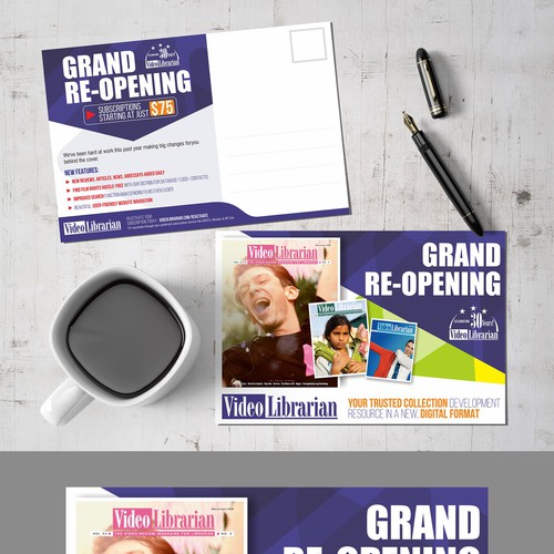 Designs | Eye-catching Postcard design to be mailed to librarians ...