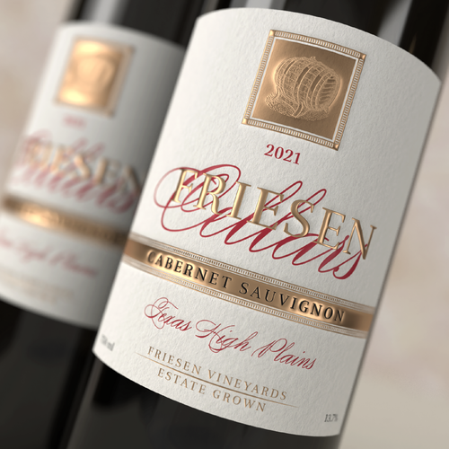 Designs | Design a New Ultra Premium Texas Wine Label | Product label ...