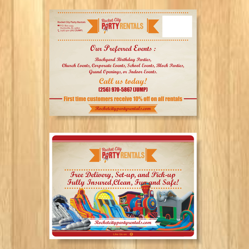 Designs | Create a stunningly vintage post card for Rocket City Party ...