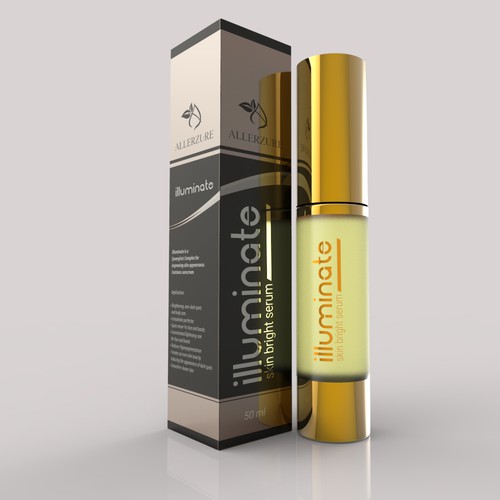 Create a premium packaging box for a facial serum. | Product packaging ...