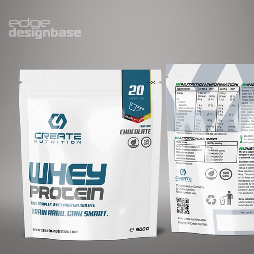 Good design of a pouch for premium sport supplements! | Product ...