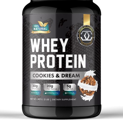 Designs | Protein Label | Product packaging contest