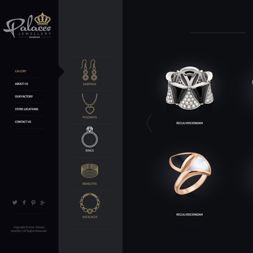 Creative Jewellery Website Design | Web page design contest