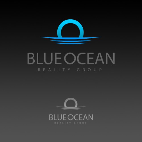 Blue Ocean Realty Group Logo, Business Cards and Letterhead | Logo ...