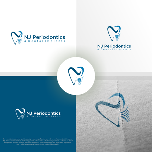 Design a lasting brand for a periodontal/dental implant practice | Logo ...