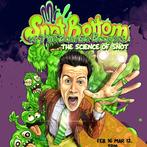 Designs | Create a gooey, slimy poster illustration for a kidsshow ...