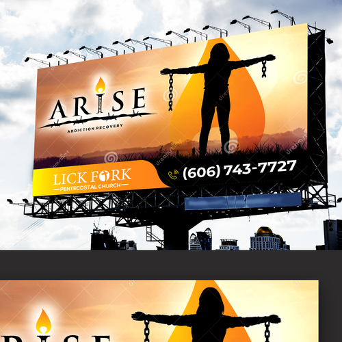 Designs | We need a bright, bold billboard for our church and addiction ...