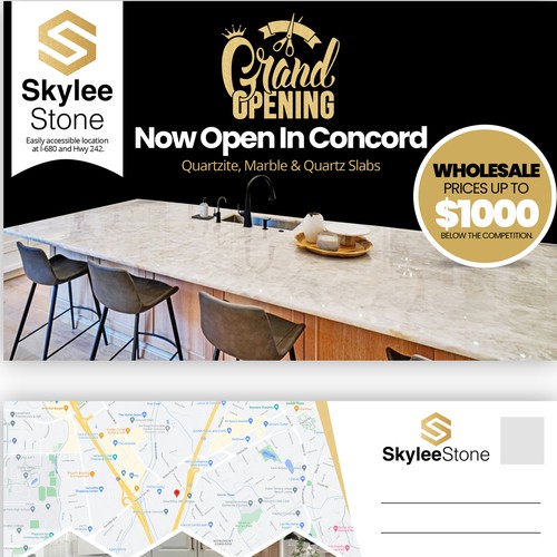 Designs | Skylee Stone Grand Opening | Postcard, flyer or print contest