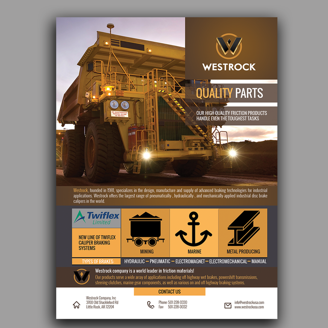 Global equipment business needs professional advertising flyers ...