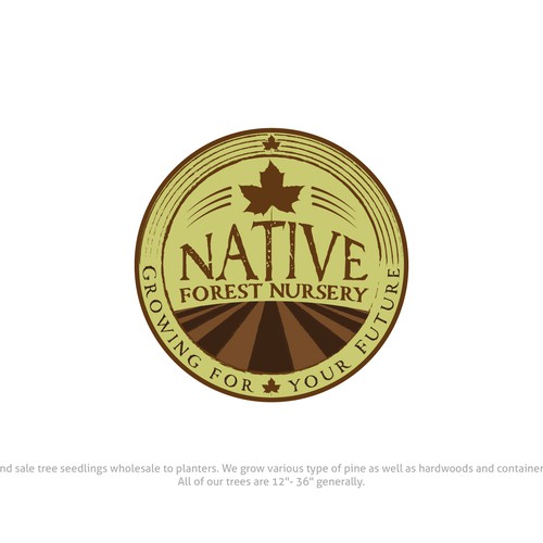 Create a forestry logo for Native Forest Nursery | Logo design contest