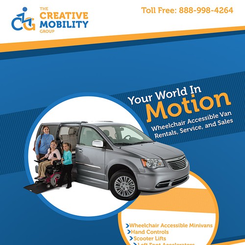 Create an advertisement for a wheelchair accessible minivan! | Postcard ...