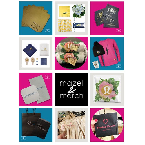 Designs | Instagram feed mood board for custom merch business | Social ...