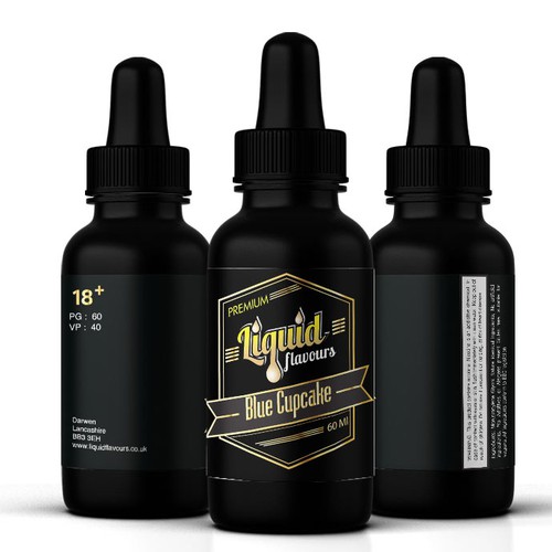 Liquid Flavouring Bottle Label Design | Product label contest
