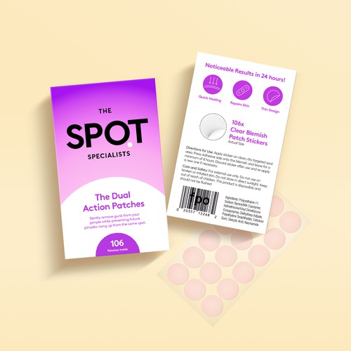Designs | Pimple Patch PACKAGING to appeal to FEMALE BEAUTY user ...